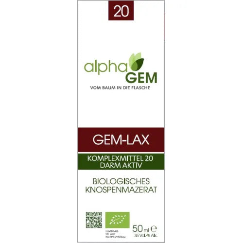 ALPHAGEM GEM Lax GC20 Intestinal Active Drops 50 ml UK