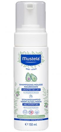 Mustela Bebe Enfant Unscented Foam Shampoo 150ml UK
