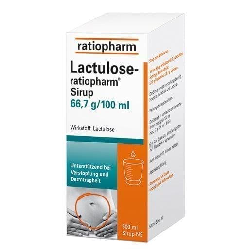 LACTULOSE ratiopharm syrup UK
