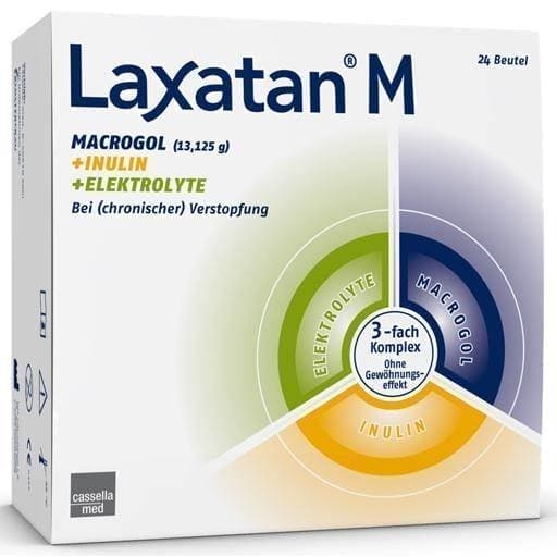 LAXATAN M granules chronic constipation 24 pc UK